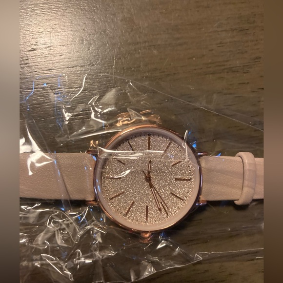 Accessories | New Pink Sparkly Watch And Case | Poshmark
